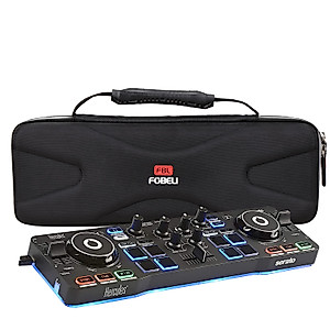 FBLFOBELI EVA Hard Storage Traveling Carry Case Compatible with Hercules DJControl Starlight Pocket USB DJ Controller, Shockproof Protective Carrying Bag (Case Only)