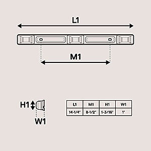 TRUE MODS 15" 9 LED 3 Red Trailer Light Bar [DOT FMVSS 108] [SAE P2] [IP67 Submersible] Identification Running Marker ID Rear Trailer Tail Light Bar for 80" Enclosed Marine Boat Trailers
