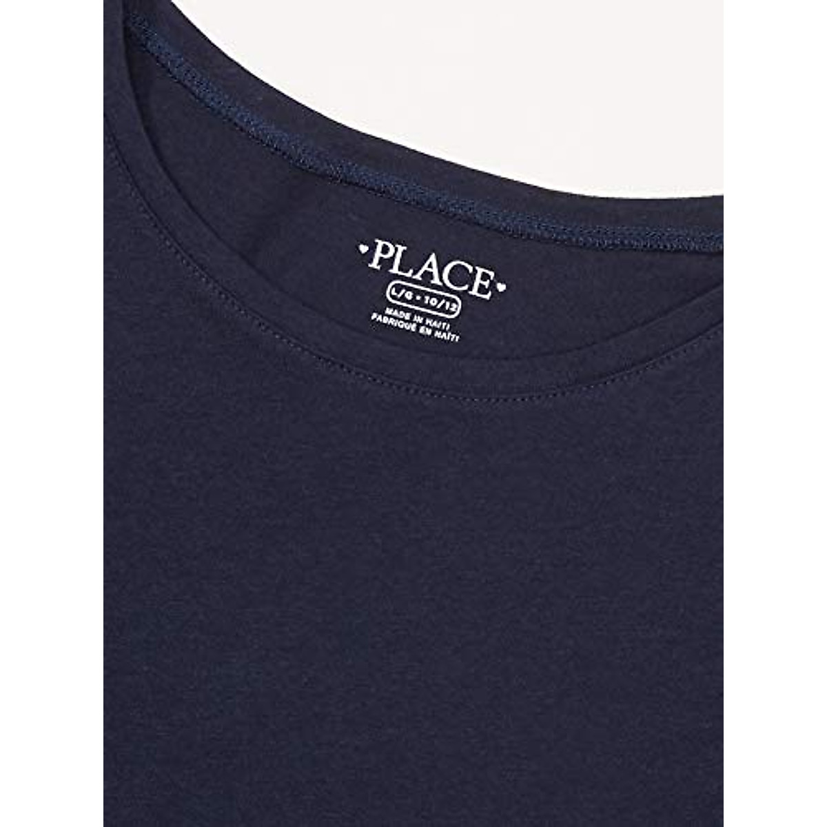 The Children's Place girls Long Sleeve Layering Tee T Shirt, Tidal, 7 8 US