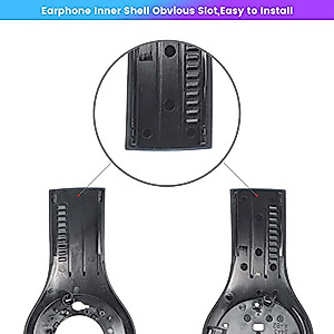 Studio 3 Replaceable Parts Studio 3.0 Wireless Accessories Headphone Shell and Spare Earphone Inner Shell Repair Kit Compatible with Studio 3 Wireless Headphones (Black)