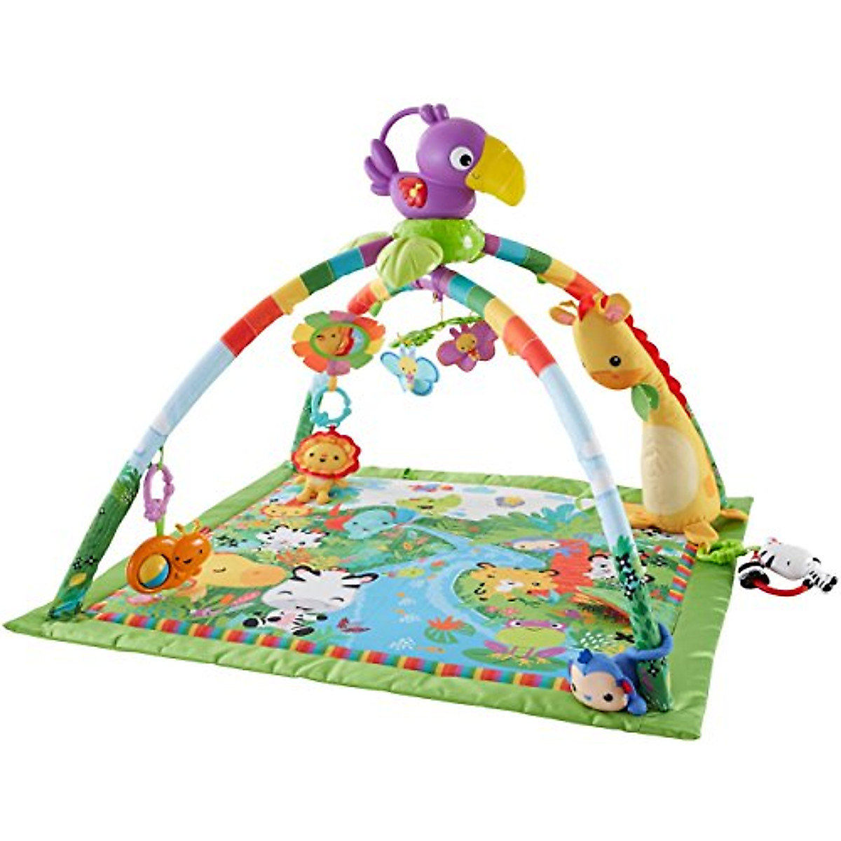 Fisher-Price Tiny Take-Alongs Gift Set, 6 Activity Toys For Baby To Rattle and Teethe