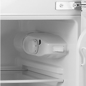 Commercial Cool CCRD32B Compact Double Door Refrigerator with True Freezer, 3.2 Cu. Ft. Mini Fridge, Black