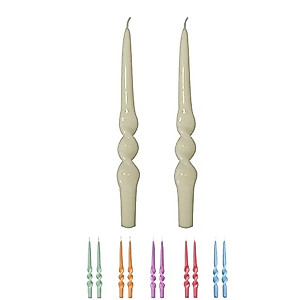 Handmade Candle Sticks Spiral Candles - Gedengni 10 Inch Twisted Taper Candle for Home Dinner Wedding Party Decoration, 2pcs