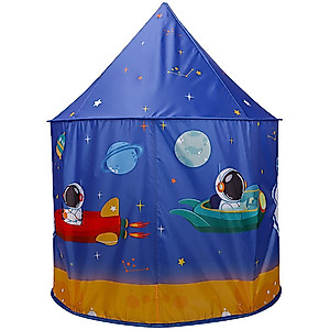 Spaceship Rocket Indoor Kids Play Tent for Boys and Girls (Rocket Ship)