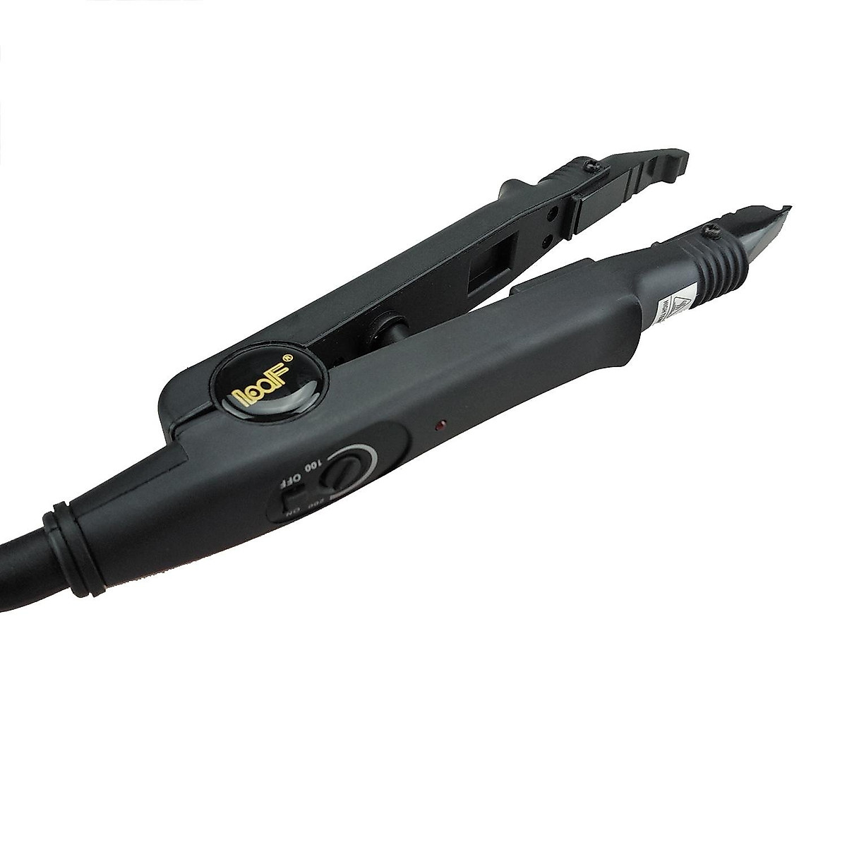 niceeshop(TM) US Plug Professional Hair Extensions Tool Fusion Heat Iron Connector Wand Melting Tool-Black