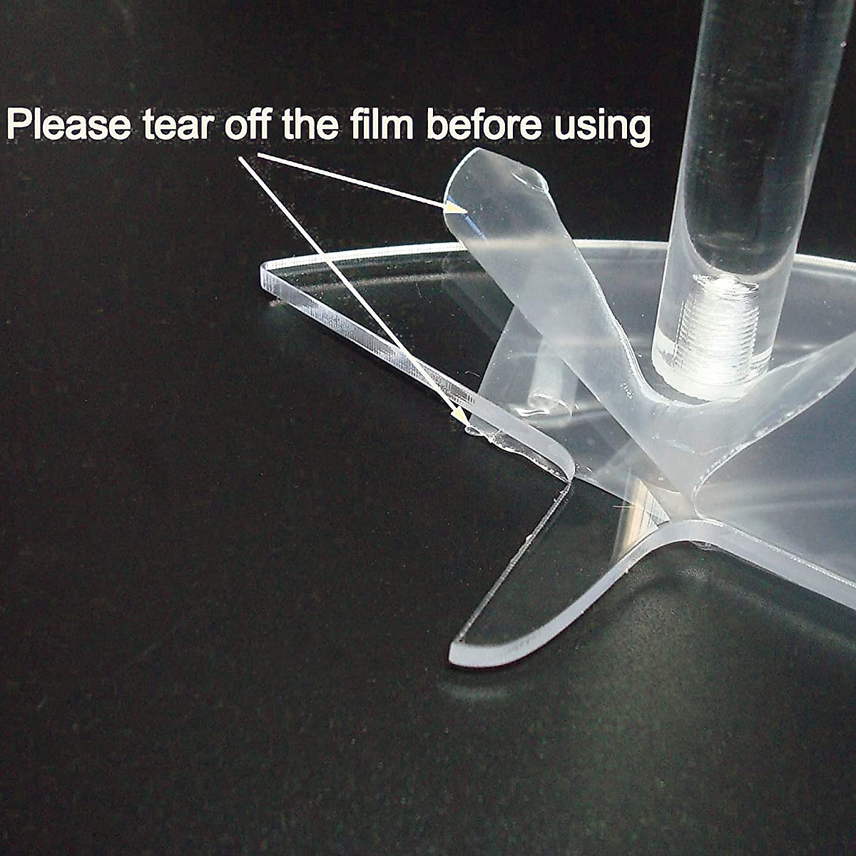 KAFENDA - Acrylic Knife Display Stand, Knife Set With Acrylic Stand, Holds 6 Knives, Pocket Knife, Folding Knife…