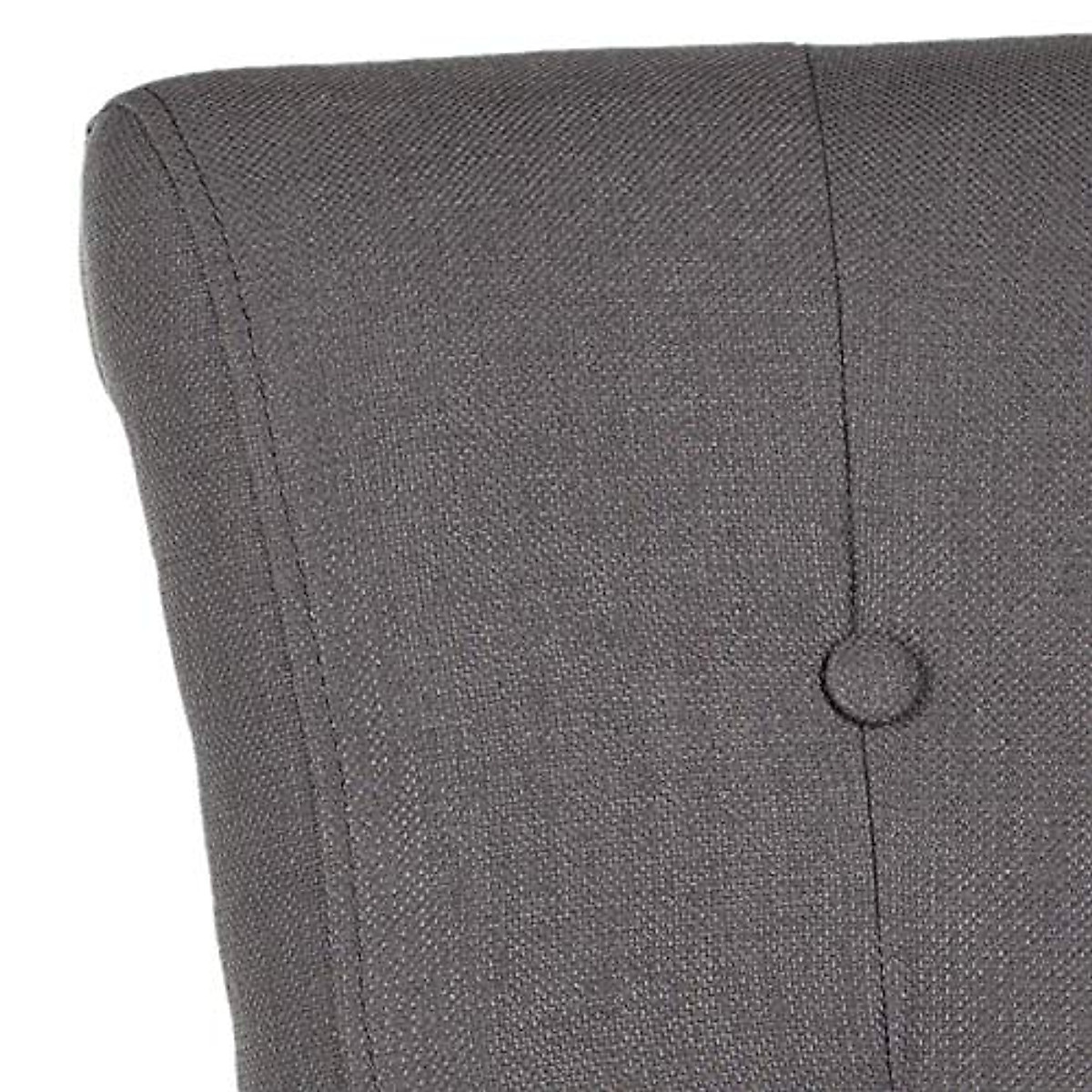 Safavieh Mercer Collection Carol Charcoal Linen Ring Dining Chair (Set of 2)