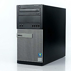 Dell Optiplex Desktop Computer Tower PC, Intel Core i5 3.10GHz, 16GB RAM, 128GB SSD + 500GB HDD, Windows 10, Nvidia GT730 Graphics Card, BTO Keyboard & Mouse, HDMI, BTO Wi-Fi (Renewed)