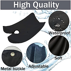 Beard Bib Apron for Men, Beard Trimmer Catcher for Men’s Shaving & Trimming, Grooming Accessories Christmas Gifts for Husband Her Boyfriend with & A Box 4 Suction Cups