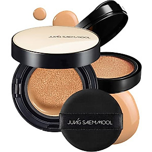 [JUNGSAEMMOOL OFFICIAL] Essential Skin Nuder Cushion (Medium Deep) | Refill Included | Natural Finish | Buildable Coverage | Makeup Artist Brand
