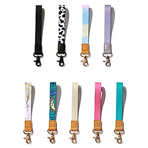 PikPok Mart Wrist Lanyard for Keys, Wristlet Key Chain Strap, Teal Hand Wrist Keychain Holder for Women & Men