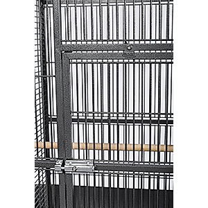 Prevue Pet Products 34531 Hammer Tone Dome Top Bird Cage, Large, Black