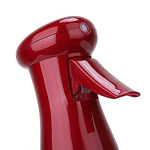 Mist Spray Bottle, 250ml High Pressure Watering Can Water Mist Spray Bottle Sprayer for Hairdressing (Red)