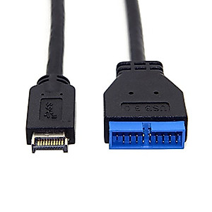 chenyang CY USB 3.1 Type-E Front Panel Header to USB 3.0 20Pin Header Extension Cable for ASUS Motherboard 20cm