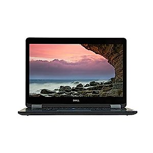Dell Latitude E7470 14in Laptop, Core i7-6600U 2.6GHz, 8GB Ram, 512GB SSD, Windows 10 Pro 64bit (Renewed)