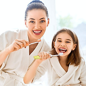 12 Pieces Travel Toothbrush Fold Travel Toothbrush Camping Toothbrush Folding Toothbrush with a Toothbrush Box Soft Bristle Portable Toothbrush for Travel, Hiking, School, Business Trip