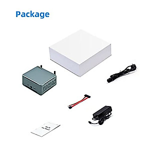 Mini Desktop PC AMD Ryzen 7 3700U with Radeon RX Vega 10 Graphics, DDR4 8GB 512GB NVMe SSD, HDMI/DP 4K Dual Dispiay Output, RJ45 Gigabit LAN, 4USB3.0, Type-C, Dual Band WiFi, BT, VESA for Home/Office