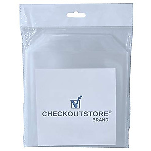 CheckOutStore 50 Stamp & Die & Stencil Clear Storage Pockets (6 3/4 x 6 3/4)