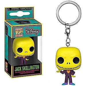 All Hail Jack Nightmare Before Christmas Figure Bundled with Bitty Pop! + Blind Box Mini + Skellington Blacklight NBX Master of Fright Hanger + Sally & Zero + Beetlejuice 5 Items