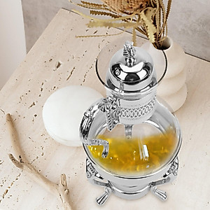 Heated Coffee Pot Turkish Kettle Water Jug Ceramic Tea Kettle Glass Pitcher Glass with Lid Afternoon Teapot European Style Coffee Pot Heatable Teapot Zinc Alloy Luxury