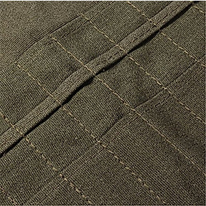 Yosoo 17''x14'' Roll up Canvas Artist Watercolor Draw Pen Oil Paint Brush Bag Case Holder,- 22 Slots, Army Green