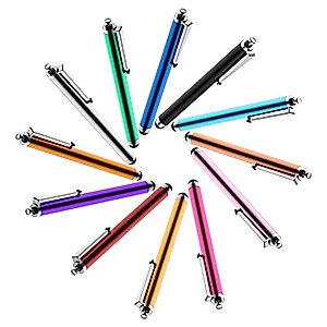 Stylus Pens for Touch Screens(12 Multicolor), High Precision Capacitive Stylus Pencil for iPad/iPhone/Tablets/Kindle/Samsung Galaxy All Universal Touch Screen Devices