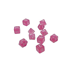 Ultra PRO - Eclipse 11 Dice Set (Hot Pink) - Great Dice Set for All Kinds of Card Games and Board Games Such As, DND, MTG, and RPG - UP Your Game with Ultra PRO