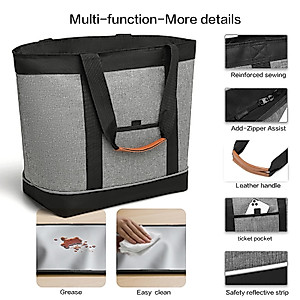 TIIOCTI Insulated Cooler Bag reusable grocery tote bags Transport Large lunch box for women Cold Or Hot Food Apply to Delivery Bag Travel Picnic