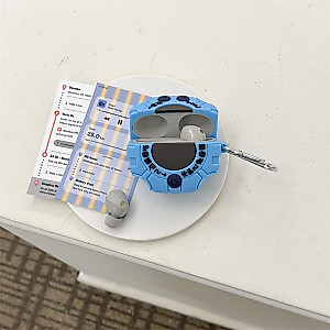 AOLABOKY Earphone Case for Sony WF-1000XM5/WF-1000XM4,Cute Cartoon Digimon Monster Digivice Soft Silicone Shockproof Protective Cover with Keychain (WF-1000XM5)