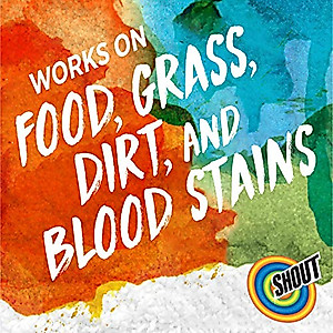 Shout Active Enzyme Laundry Stain Remover Spray, Triple-Acting Formula Clings, Penetrates, and Lifts 100+ Types of Everyday Stains - Prewash Spray 22oz