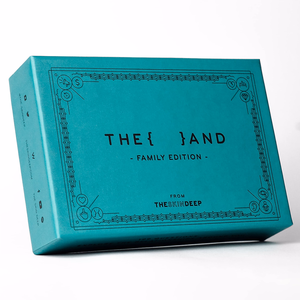 {THE AND} Family Edition - 199 Family Conversation Cards to Strengthen Relationships - Questions for Families to Get Everyone Talking - Fun Family Bonding Game at Dinner or Game Night By The Skin Deep