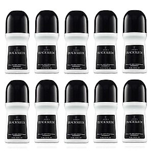 Avon Black Suede Deodorant 2.6 oz lot of 10