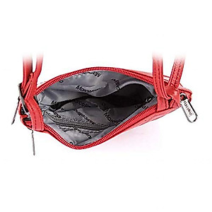 Marcellino Astrid Women's Crossbody Bag … (Red)