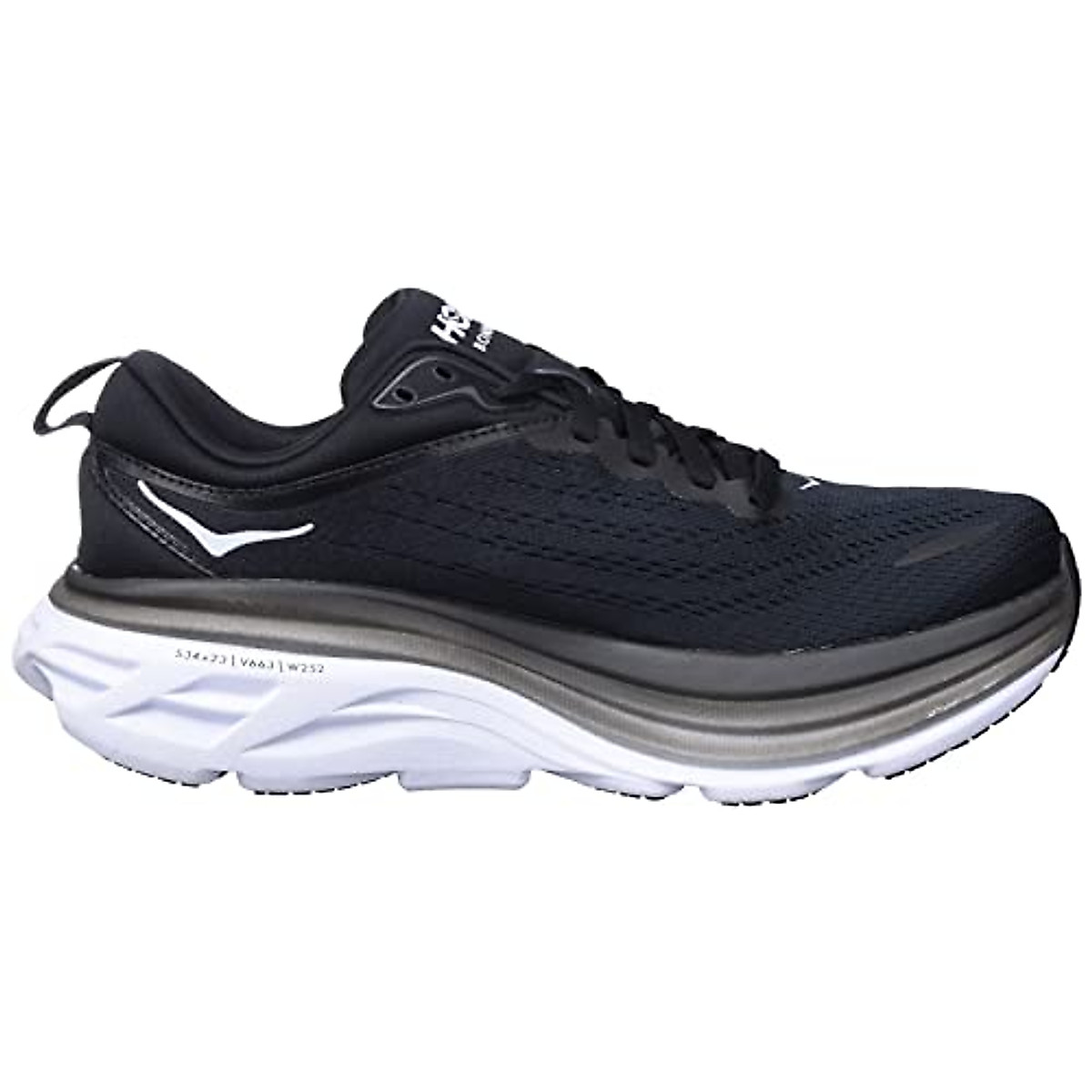 HOKA ONE ONE Women's Running Shoes, Black, 7.5 US