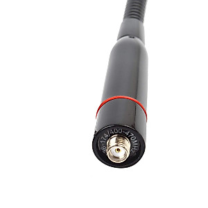 TWAYRDIO TW-771D SMA Female CS Tactical Antenna 11.8inch 144/430Mhz Two-way Radio Fiberglass Antenna with Gooseneck for Baofeng UV-5R Walkie Talkie