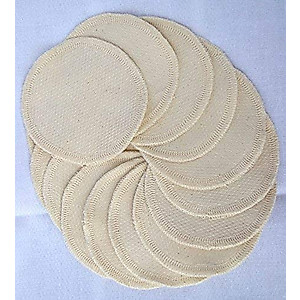 Organic Cotton Facial Rounds Your Choice of Pack Size Comes with Mesh Wash Bag