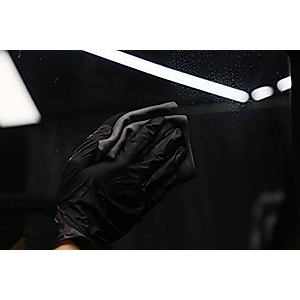 Car Microfiber Glass Cleaning Cloth Towel, 16”x16” Car Window Windshield Cleaning Cloth Wash Detailing Towel Double-Purposed Sides, Lint & Streak Free Quick Clean for Window Chrome Mirror LCD Screen