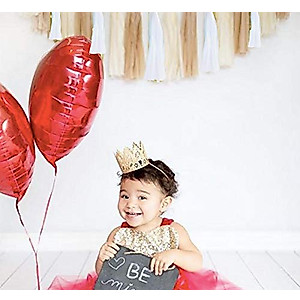 15PCS DIY Tissue Tassel Garland Kit Kraft Tan Brown Cream White Party Streamers Bunting Banner Backdrop for Rustic Baby Shower Burlap Outdoor Wedding Bridal Shower Nursery Decorations