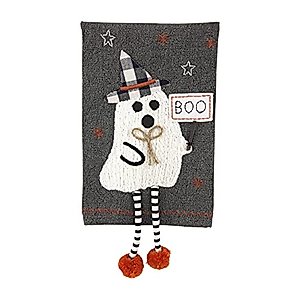 Mud Pie Dangle Leg Towel, Boo Ghost