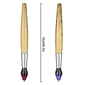 Outus Bamboo Brush Shape Ballpoint Pen Novelty Retractable Paintbrush Ink Pens for Art Activities and School Stationery, Christmas Halloween Near Year Present (10 Pieces)