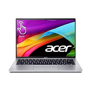 Acer Swift Go 14 Intel Evo Thin & Light Laptop | 14" 1920 x 1200 100% sRGB Touch Display | Intel Core i7-13700H | Intel Iris Xe | 16GB LPDDR5 | 512GB Gen 4 SSD | Killer WiFi 6E AX1675 | SFG14-71T-71SZ