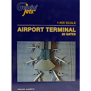 GJARPTC Airport Terminal Double ROTUNDA GEMGJARPTC 1:400 Gemini Jets Airport Terminal with 22 Gates (pre-Painted/pre-Built)