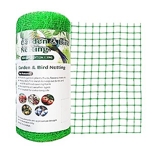 VOCRAY Bird Netting for Garden, 7 x 100ft Green Garden Netting for Protect Plants, Fruit Trees, Vegetables Against Birds, Deer and Other Animals