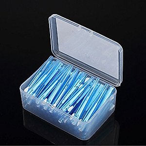 Interdental Slim Brush Anself 60Pcs Dental Floss Picks Refill Inter-Dental Brush Teeth Stick Toothpick Flosser for Oral Deep Clean Health Care