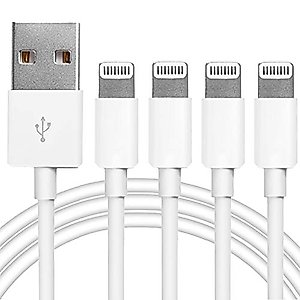 4Pack Original [Apple MFi Certified] Charger Lightning to USB Charging Cable Cord Compatible iPhone 14/13/12/11 Pro/11/XS MAX/XR/8/7/6s Plus,iPad Pro/Air/Mini,iPod Touch