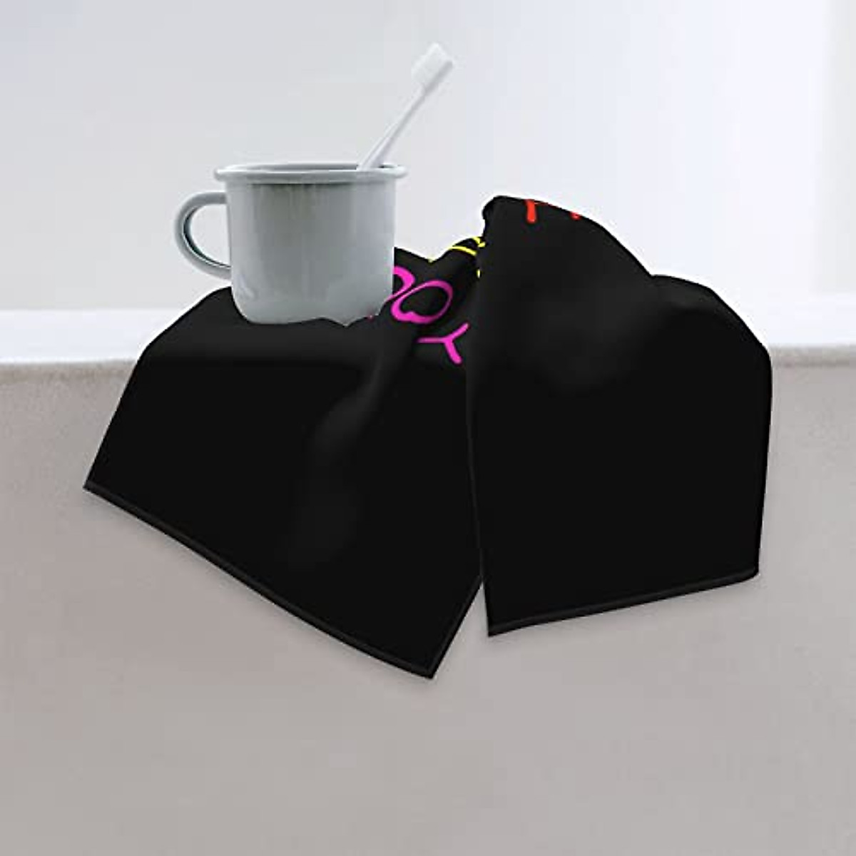 Customized Hand Towel, Custom Towel, Personalized Decorative Towel for Bathroom, Kitchen, and Gym