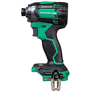 Metabo HPT 18V MultiVolt™ Cordless Triple Hammer BOLT Impact Driver | 1/4-Inch Hex | Tool Only - No Battery | WH18DCQ4