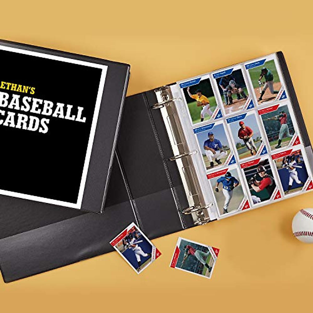 Avery Durable View 3 Ring Binder, 3 Inch Slant Rings, 6 Black Binders (17041)