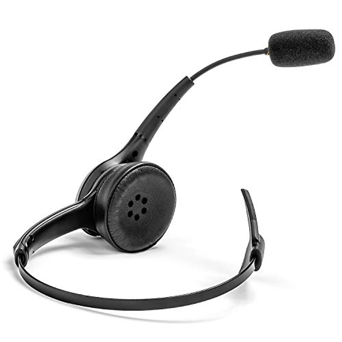 Blue Tiger Advantage Plus Wireless Bluetooth Headset - Professional Trucker and Office Headset with Microphone - Durable, Noise Cancelling, Clear Sound, Long Battery Life, No Wires - 36 Hour Talk Time