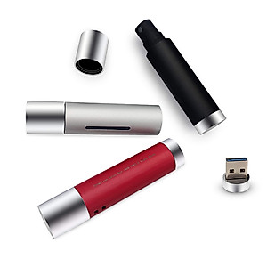 Promotion Union USB3.0 Flash Drive 32GB Perfume Function 2 in 1 USB3.0 Disk with Fancy Gift Boxes Packaging (32GB, Black)